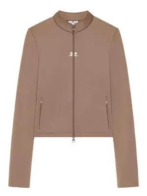 COURREGES Biker Tracksuit Jacket - Brown