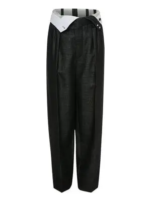 VICTORIA BECKHAM Double Waistband Trousers