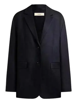 12 STOREEZ Button-fastening Tailored Blazer - Black