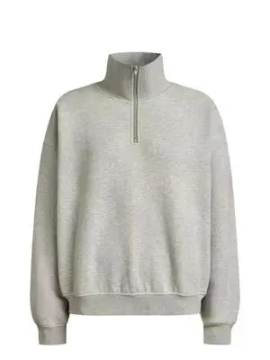 12 STOREEZ Zip-up Sweatshirt - Grey