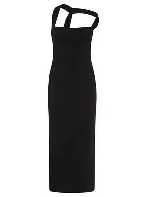 Rachel Gilbert Strappy Midi Dress - Black