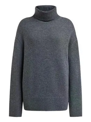 12 STOREEZ Turtleneck Sweater - Grey