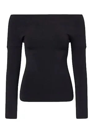 Dissh Astrid Long-sleeve Knit Top - Black