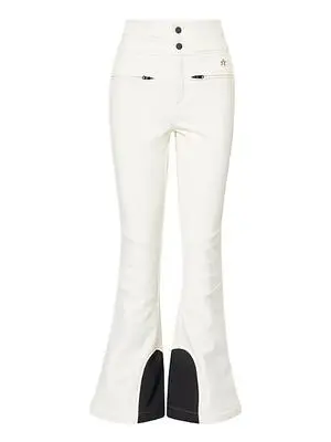 Perfect Moment Aurora High-rise Flared Softshell Ski Trousers - Snow White