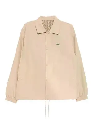 Lacoste Logo-embroidered Jacket - Neutrals