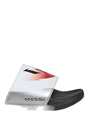 Adidas Adilette Comfort Slides Messi - Cloud White/core Black/lucid Red