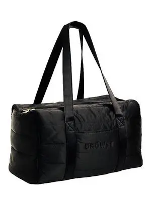 DROWSY Silk Weekender Travel Bag Black Jade