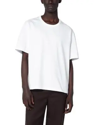 Séfr Mauro T-shirt In Organic Cotton - White