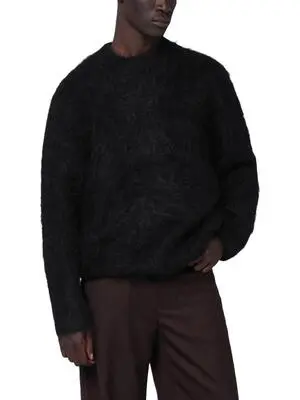 Séfr Haru Alpaca Blend Sweater - Black