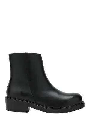 Séfr Letaro Leather Ankle Boots - Black
