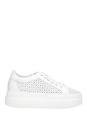BALDININI Leather Low-top Sneakers - White