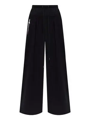 LANVIN Wide-leg Sweatpants - Black