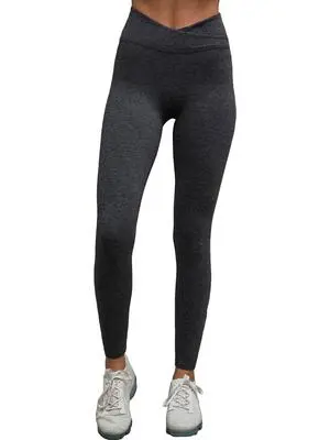 Carbon38 Mélange Legging Dark Heather Grey