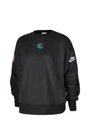 Nike Memphis Grizzlies Hardwood Classics Nba Phoenix Fleece Premium Crewneck Sweatshirt - Black
