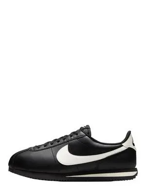 Nike Cortez Leather Sneakers - Black