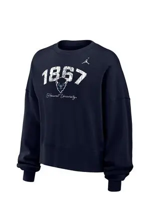 JORDAN College Phoenix Fleece Crew-neck Sweatshirt - Blue