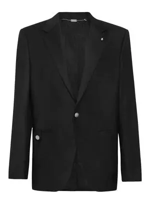 BILLIONAIRE Single-breasted Blazer - Black