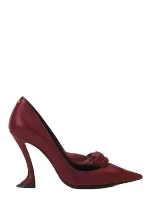 LANVIN Knotted Pointed-toe Pumps - Red