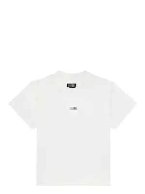 MAISON MARGIELA Round-neck Graphic Logo T-shirt - White