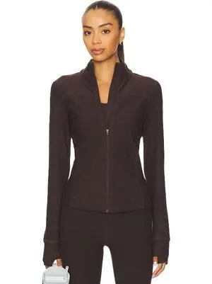 Beyond Yoga Spacedye Trails Active Jacket - Dark Chocolate Heather