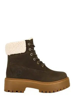Timberland Stone Street Warm Lined Boot - Dark Brown