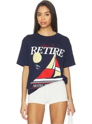 MOTEL MARGARITA Relaxation Tee - Navy