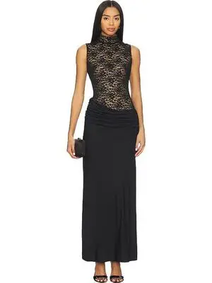 RUNAWAY THE LABEL Casana Maxi Dress - Black