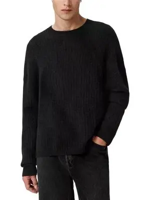ALLSAINTS Jakob Crew-Neck Sweater Black