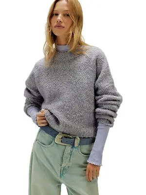 Free People We The Free Stormy Pullover Peri Mist