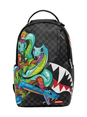 SPRAYGROUND Checked-pattern Backpack - Black