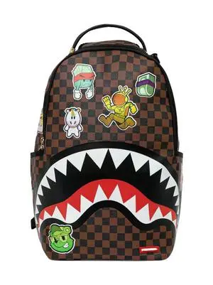 SPRAYGROUND Checked-pattern Backpack - Brown
