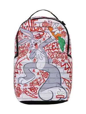 SPRAYGROUND Looney Tunes Graffiti-print Backpack - White