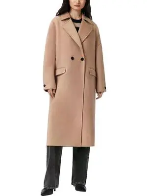 ALLSAINTS Sellma Double-breasted Coat - Neutrals