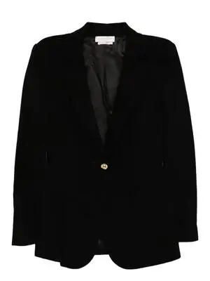 SAIID KOBEISY Single-breasted Tailored Blazer - Black