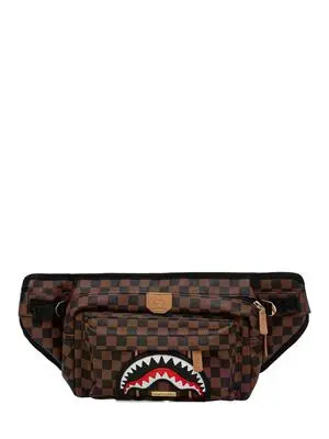 SPRAYGROUND Checked-pattern Belt Bag - Brown