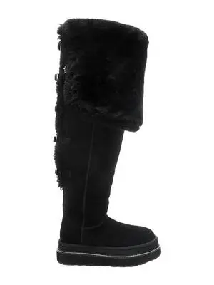 UGG X Sacai Thigh High Boots - Black