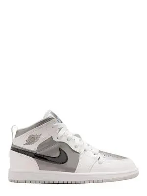 JORDAN Jordan 1 Mid SE Sneakers Photon Dust/flat Pewter/black