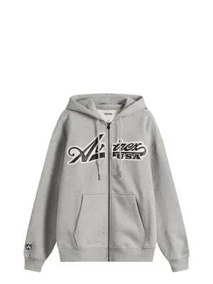 AVIREX Script Logo Zip Hoodie