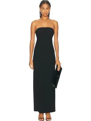 Loulou De Saison Shilo Bustier Maxi Dress - Black