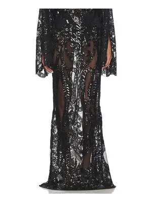 Norma Kamali Obie Long Skirt - Black