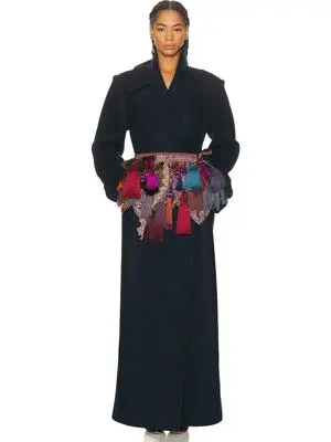 Dries Van Noten Rafaella Coat - Navy