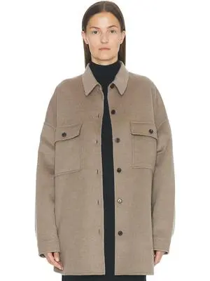 THE ROW Kaida Jacket - Beige Grey