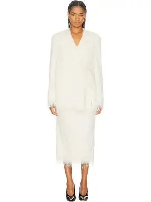 Dries Van Noten Rivla Short Coat - White