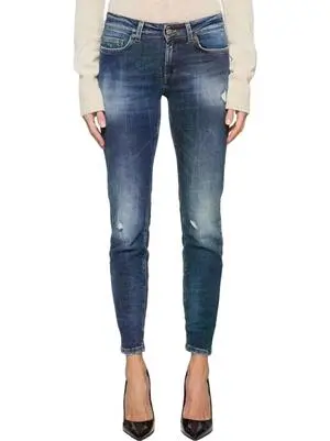 DONDUP Monroe Distressed-effect Jeans - Blue