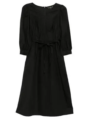 TO B. BY AGNÈS B. V-neck Midi Dress - Black