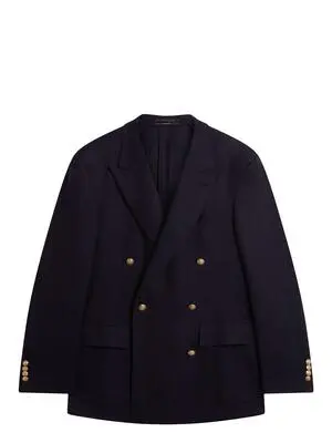 Dunhill Cashmere Bourdon Blazer - Navy