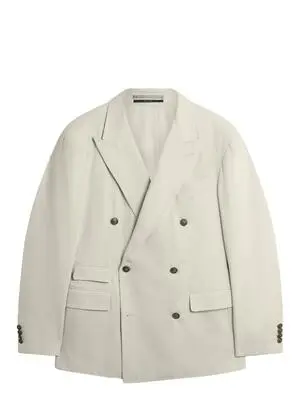 Dunhill Cotton-cashmere Cavendish Blazer - Grey