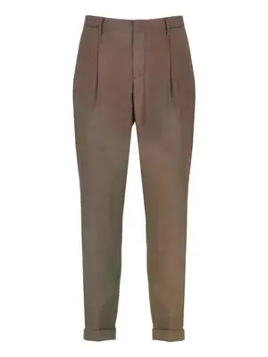 BRIGLIA 1949 Tiberios Pleated Trousers - Brown