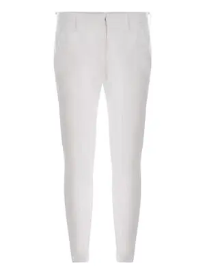 DONDUP Gaubert Button-fastening Trousers - White