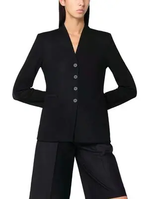 Harris Wharf London Single-breasted Jacket - Black